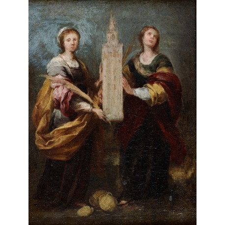 MURILLO, Santa Justa y Santa Rufina